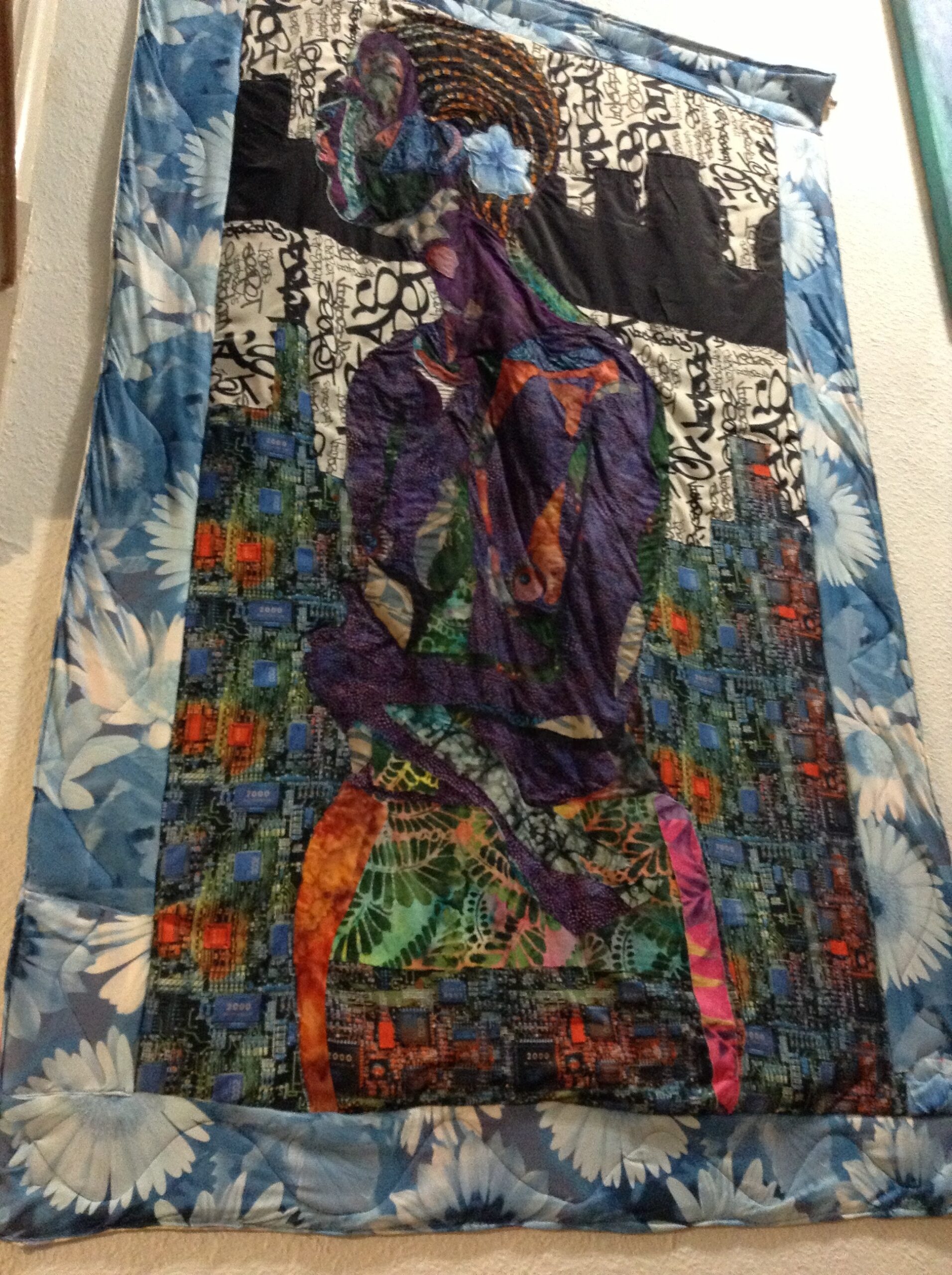 SOLD – Mixed Media on Fabric by Bisa Butler – October Gallery Museum
