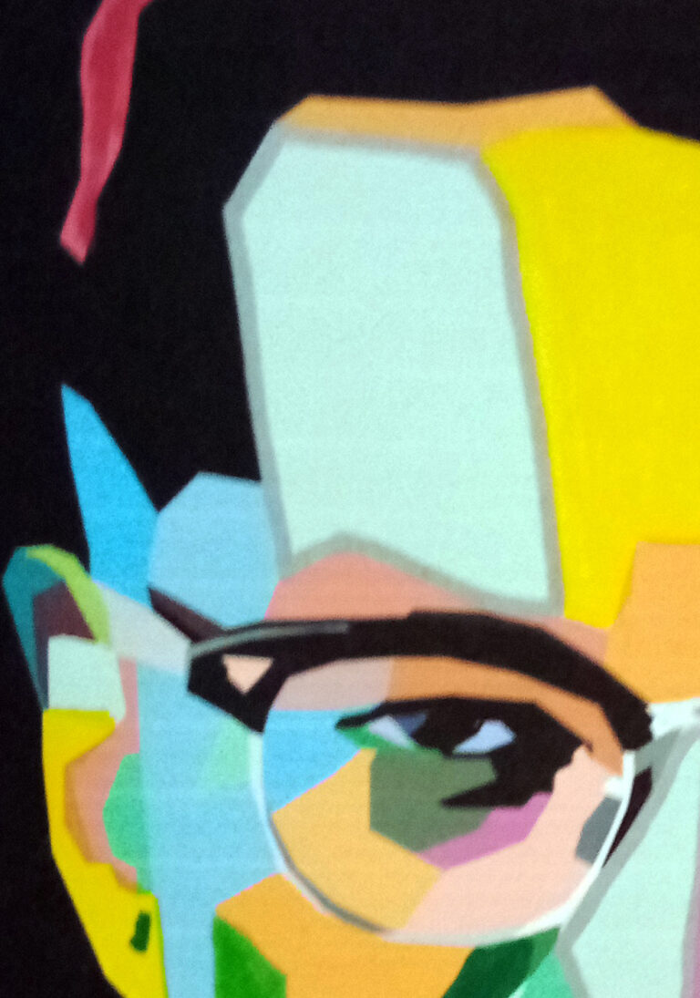 Hand Colored Malcolm X – October Gallery Museum