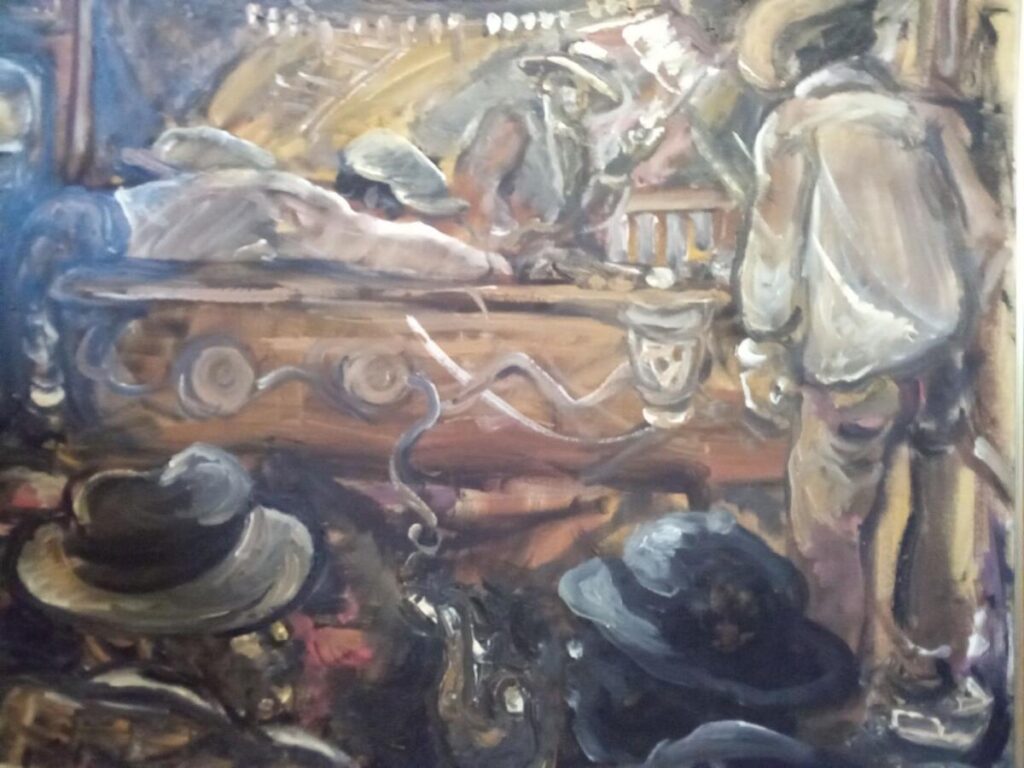 Night Pool Hall by Andrew Turner – October Gallery Museum