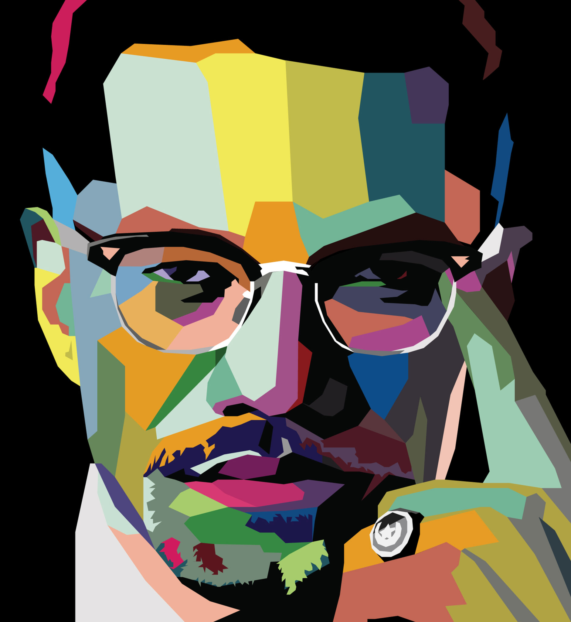 Malcolm X by Al Todd – Hand Embellished – October Gallery Museum